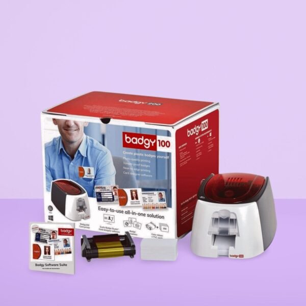 Evolis Badgy100: Best Color ID Card Printer for Plastic Cards - AR Ople