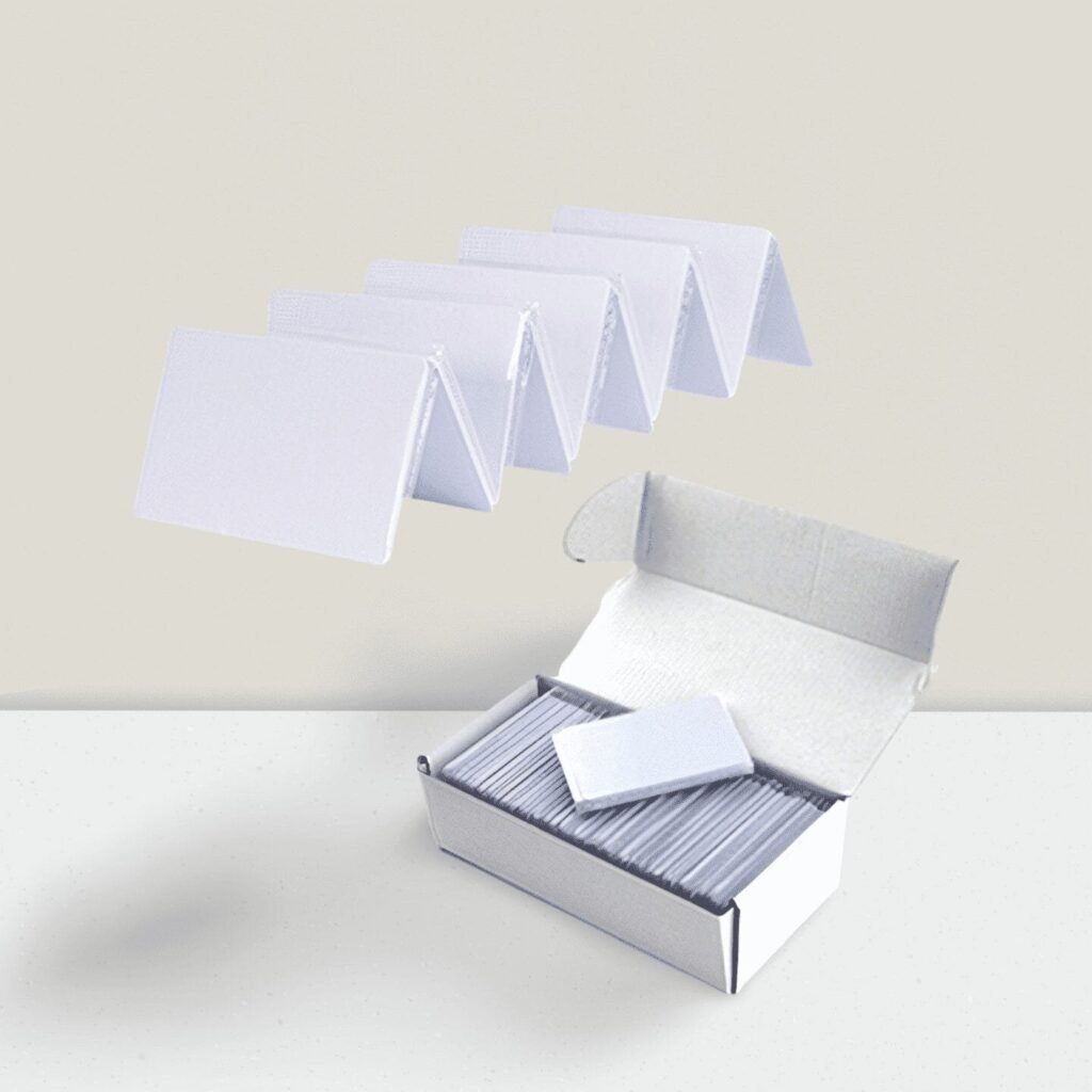 200 Pack Plain PVC Thermal Printer Cards - Signal Pouch Packaging - AR Ople